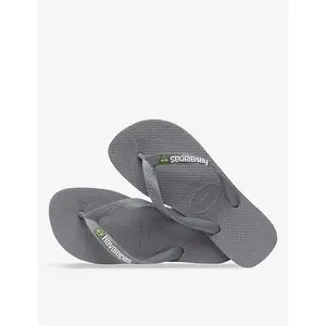 Havaianas Brazil Logo Flip Flops - Grey