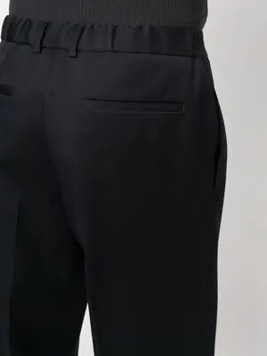 JIL SANDER Virgin-wool Tapered Trousers - Blue