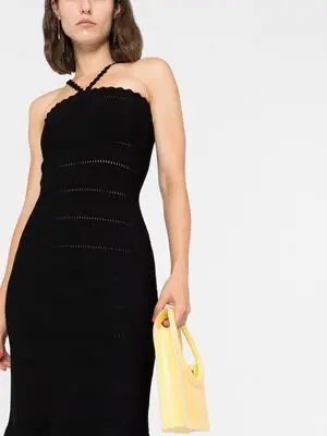 Victoria Beckham Cut-out Detail Peplum Dress