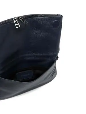 Zadig&Voltaire Grained Leather Wings-patch Bag - Blue