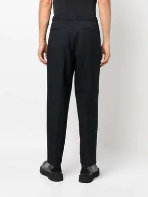 JIL SANDER Straight Leg Tailored Trousers - Blue