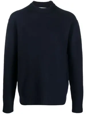 JIL SANDER Crew-neck Jumper - Blue