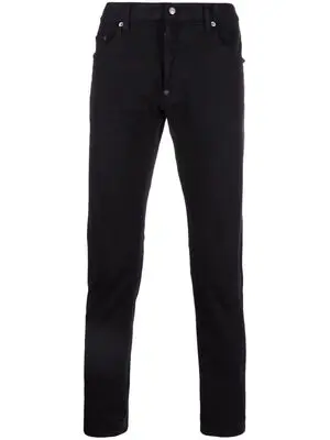 Dsquared2 Black Stretch Cotton Jeans