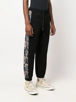 Versace Floral-stripe Track Pants