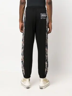 Versace Floral-stripe Track Pants