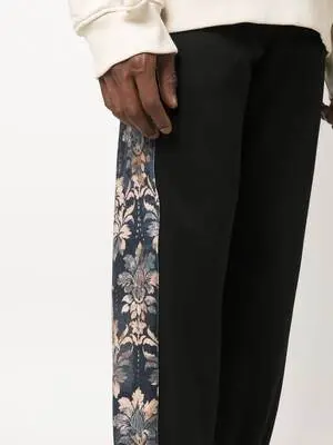 Versace Floral-stripe Track Pants