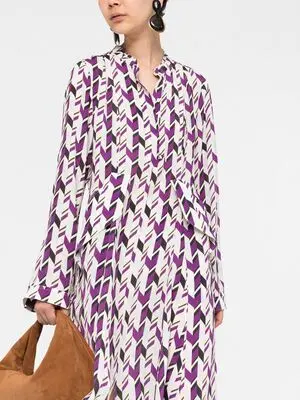 Dorothee Schumacher Geometric Print Midi Dress