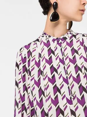 Dorothee Schumacher Geometric Print Midi Dress