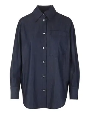 Jacob Cohen Oversize Shirt In Chambray