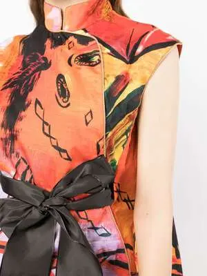 Shiatzy Chen Circus Collection Band-collar Top