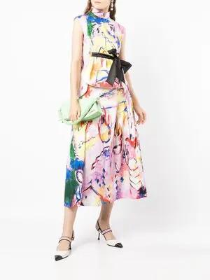 Shiatzy Chen Circus Collection Band-collar Top