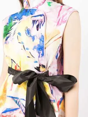 Shiatzy Chen Circus Collection Band-collar Top