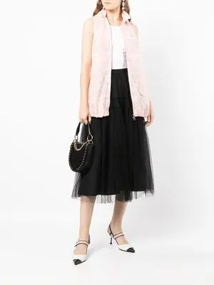 Shiatzy Chen Sleeveless Sequin-embroidered Lace Jacket