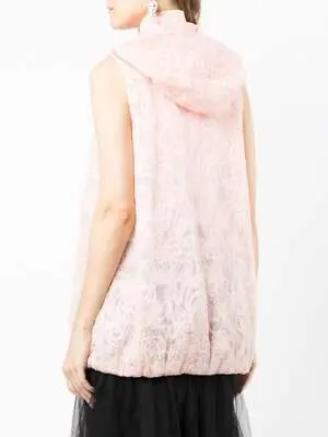 Shiatzy Chen Sleeveless Sequin-embroidered Lace Jacket