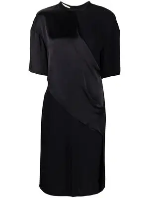 Stella McCartney Panelled Draped T-shirt Dress