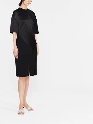 Stella McCartney Panelled Draped T-shirt Dress