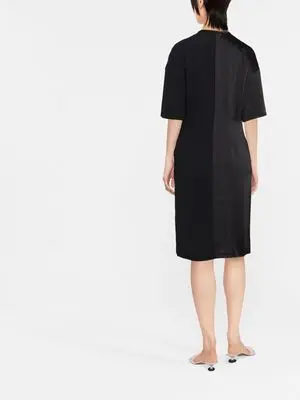 Stella McCartney Panelled Draped T-shirt Dress