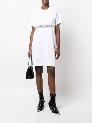 Givenchy Logo Embroidered Shift Dress