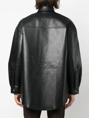 Nanushka Martin Leather Overshirt