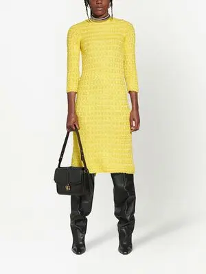 Balenciaga Woven Midi Pencil Dress