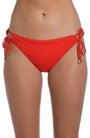 La Blanca Island Goddess Hipster Bikini Bottom Cherry