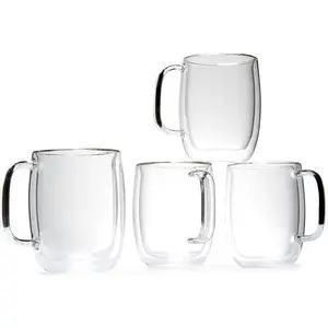 ZWILLING Sorrento Plus Double Wall Mugsset Of 4 - Clear