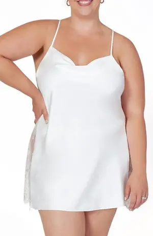 Rya Collection Darling Lace Trim Chemise - Ivory
