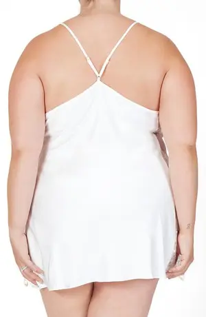 Rya Collection Darling Lace Trim Chemise - Ivory