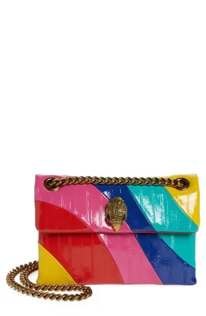 Kurt Geiger Kurt Geiger London Mini Kensington Quilted Crossbody Bag Open Red