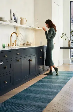 CHILEWICH Quill Herringbone Indoor/outdoor Floor Mat