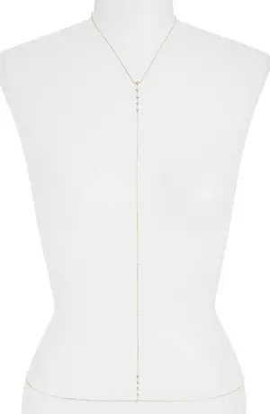 SHYMI Cubic Zirconia Body Chain - Gold