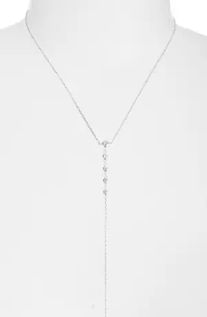 SHYMI Cubic Zirconia Body Chain - Silver