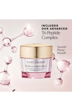 Estée Lauder Resilience Multi-effect Tri-peptide Face & Neck Cream Moisturizer Spf 15 For Normal/combination Skin - No Color