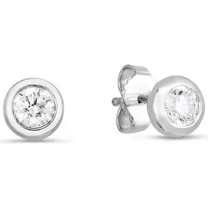 Roberto Coin Diamond Stud Earrings - Wg
