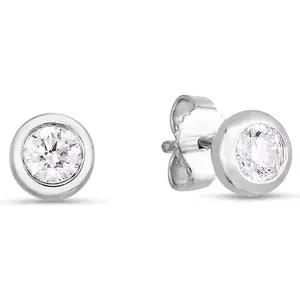 Roberto Coin Diamond Stud Earrings White Gold