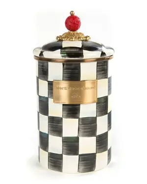 MACKENZIE-CHILDS Courtly Check Large Canister
