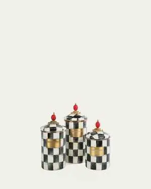 MACKENZIE-CHILDS Courtly Check Large Canister