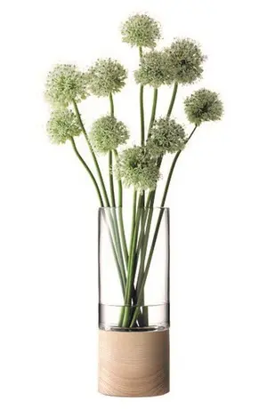 LSA Lotta Ash Base Vase - Clear