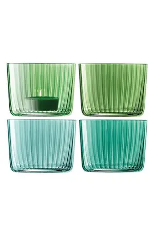LSA 4-piece Votive Candleholder Set - Jade