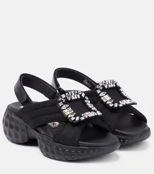 Roger Vivier Trimmed Sandals For Women