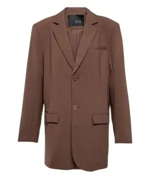 SIR THE LABEL Single-breasted Wool-blend Blazer