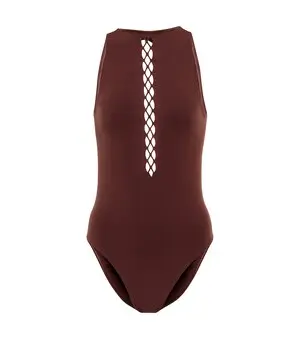 Alaïa Cutout Halterneck Swimsuit