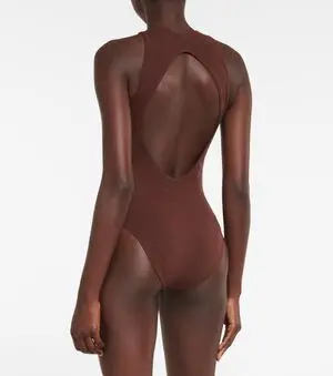 Alaïa Cutout Halterneck Swimsuit