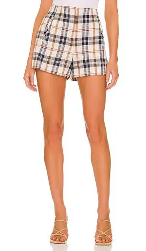Veronica Beard Jazmin Short Navy & Camel