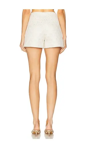 Veronica Beard Jazmin Short - Off White & Gold