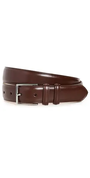 Paul Smith Leather Suit Belt - Chocolate