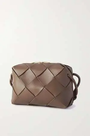 Bottega Veneta Small Cassette Intrecciato Leather Shoulder Bag