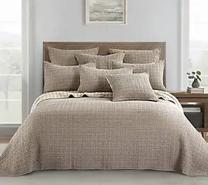 LEVTEX HOME Mills Waffle King Bedspread Set By - One-color