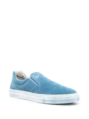 Jacob Cohen Perforated-detail Slip-on Sneakers
