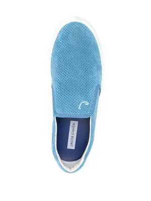 Jacob Cohen Perforated-detail Slip-on Sneakers